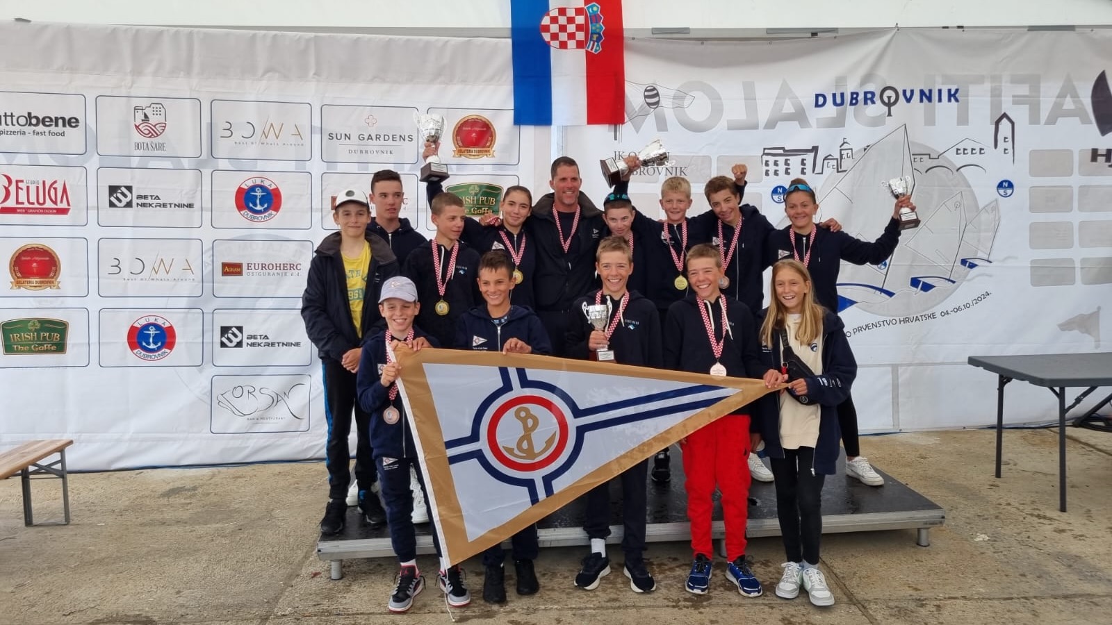 Galebaši prvaci Hrvatske u ekipnom jedrenju u klasi Optimist - Naša ...